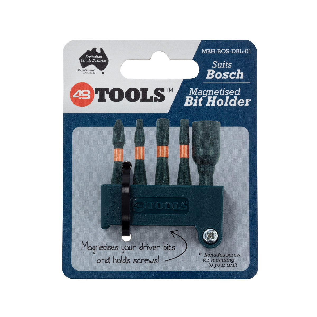 48 TOOLS MBH-BOS-DBL-01 Bosch 18V Tools Magnetic Bit Holder - Atlas ...