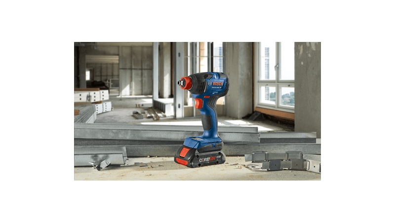 Bosch BOS-GDX18V-1860CB25 18V Connected-Ready Two-In-One 1/4 in and 1/2 ...