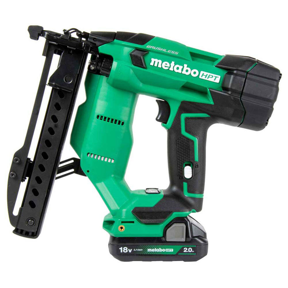 Metabo-HTP HPT-N1804DAM 18V Cordless Narrow Crown Stapler 2.0Ah Kit ...