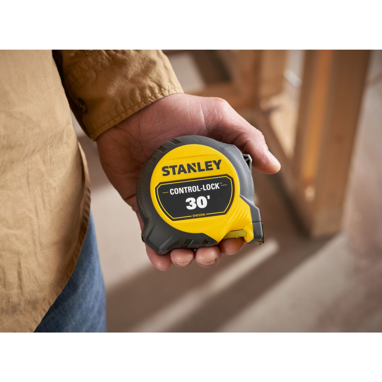 Stanley ST-STHT37245 30ft Control Lock Tape Measure - Atlas-Machinery