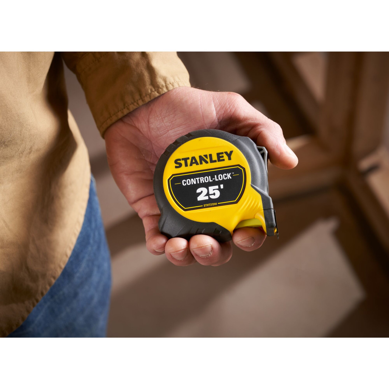Stanley ST-STHT37244 25ft Control Lock Tape Measure - Atlas-Machinery