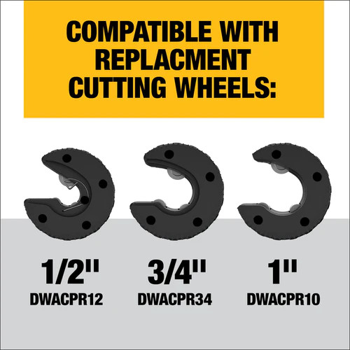 DEWALT DEW-DWACPR10 Impact Connect 1in Copper Cutter Wheel - Atlas ...