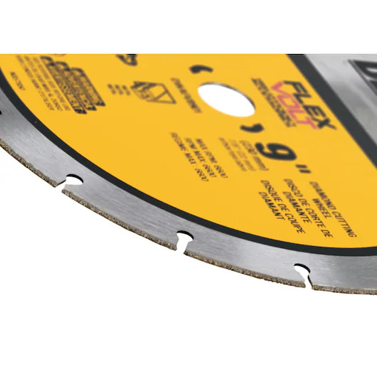 DEWALT DEW-DWAFV8901 9in FLEXVOLT Metal Cutting Diamond Wheel - Atlas ...