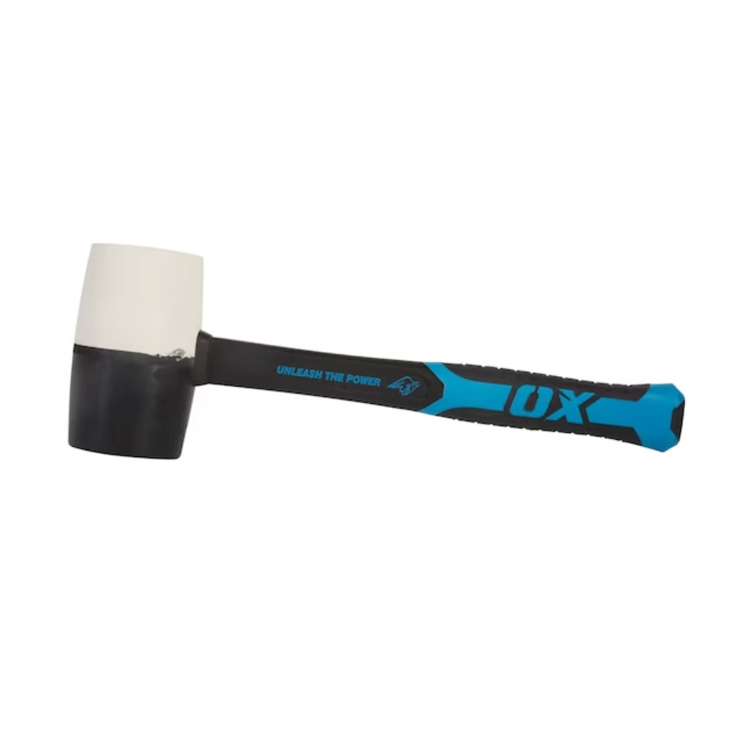 OX Tools OX-T081924 24oz Smooth Face Rubber Head Rubber Mallet - Atlas ...