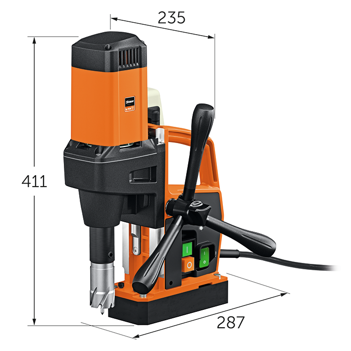 Fein FEIN-72709461090 JME Short Slugger II Magnetic Drill - Atlas-Machinery