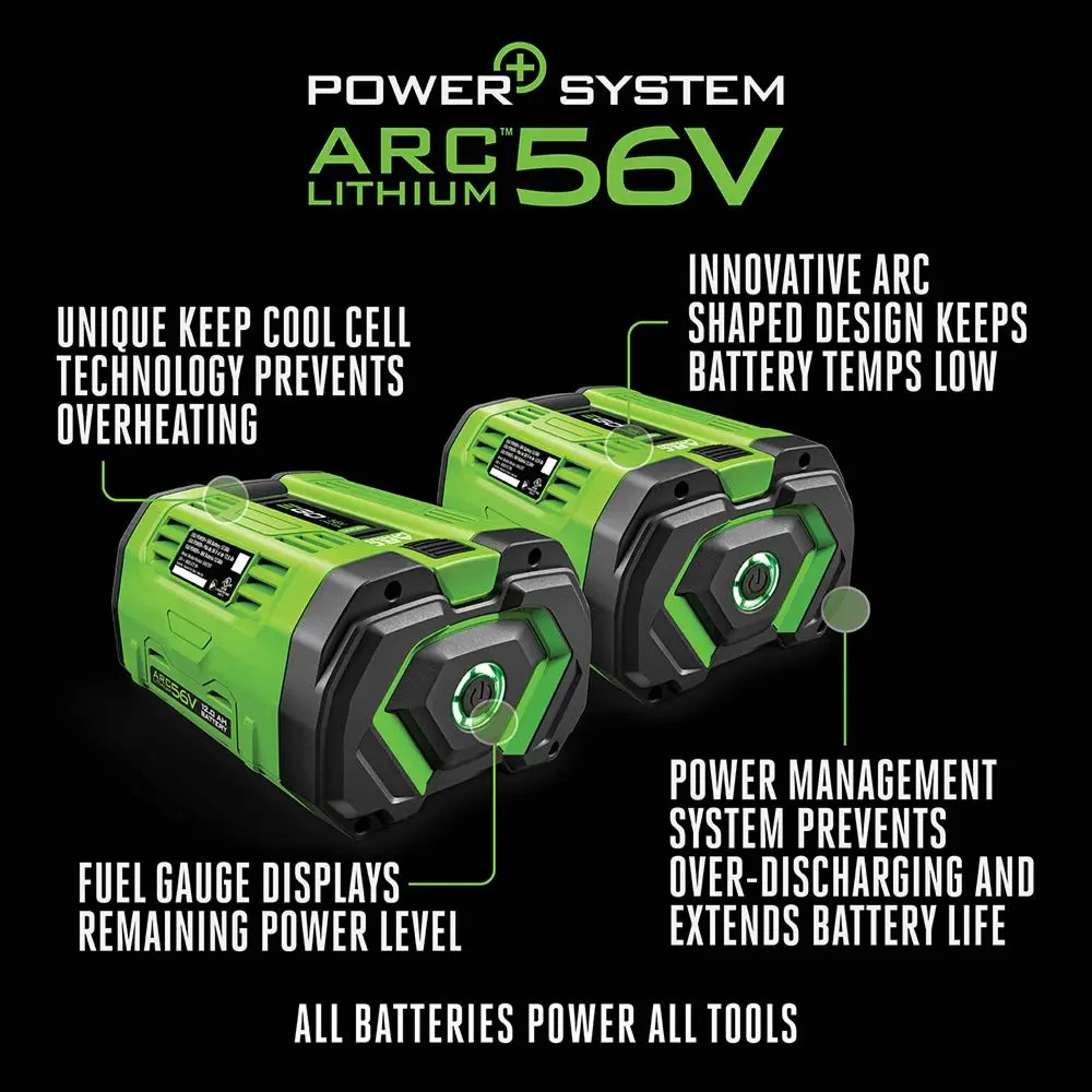 EGO Power EGO-BA6720T-2 56V 12.0Ah Battery 2-Pack - Atlas-Machinery
