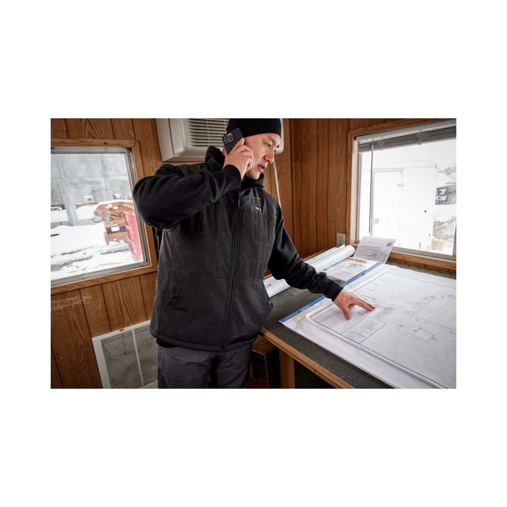 Milwaukee MIL-305B-21XXX M12 Heated AXIS Vest Kit (Black) - Atlas-Machinery
