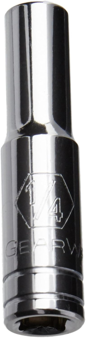 GEARWRENCH GW-8011X 1/4in Drive 6 Point Deep Socket - Atlas-Machinery