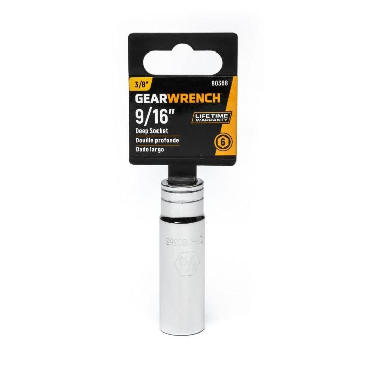 GEARWRENCH GW-8036X 3/8in Drive 6 Point Deep SAE Socket - Atlas-Machinery