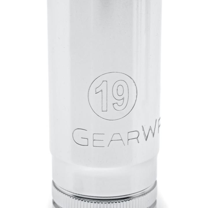 GEARWRENCH GW-80554 3/8in Drive 6 Point Deep Metric Socket Set 14 ...