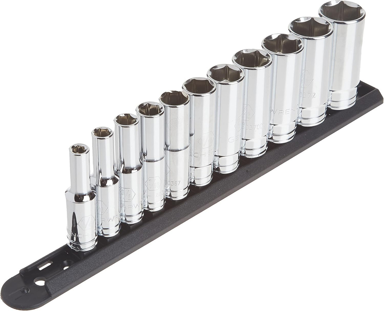 GEARWRENCH GW-80555 3/8in Drive 6 Point Deep SAE Socket Set 11-Pieces ...