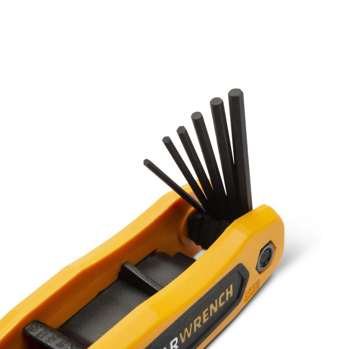 GEARWRENCH GW-83509 SAE Folding Hex Key Set 9-Pieces - Atlas-Machinery