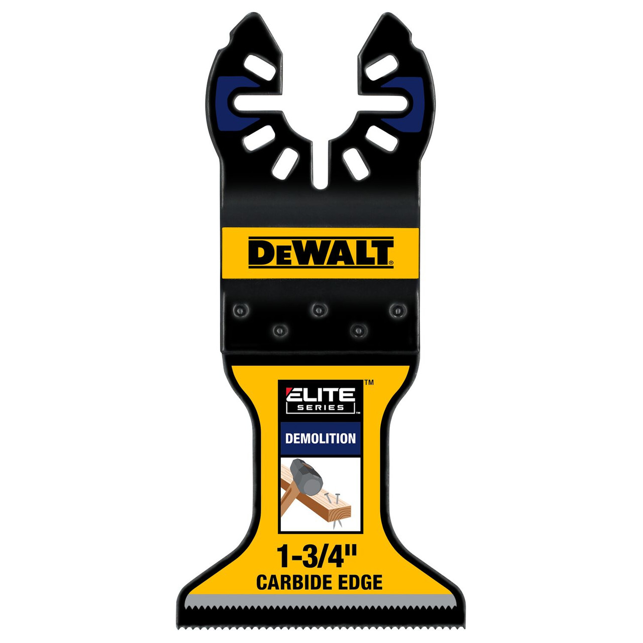 DEWALT DEW-DWA4253 1-3/4in Elite Series Oscillating Carbide Demo Blade ...