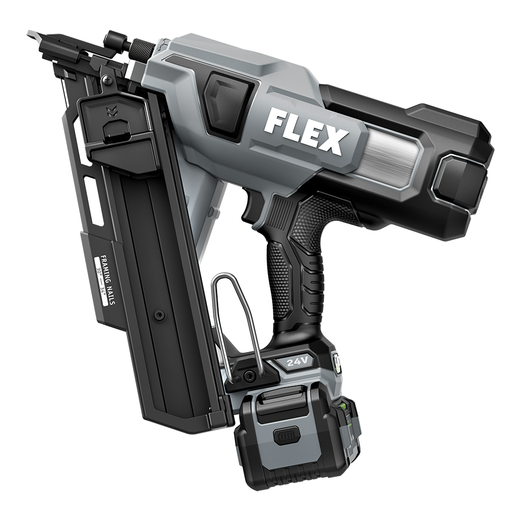 FLEX FL-FX4351B-Z 24V 30deg Framing Nailer Bare Tool - Atlas-Machinery