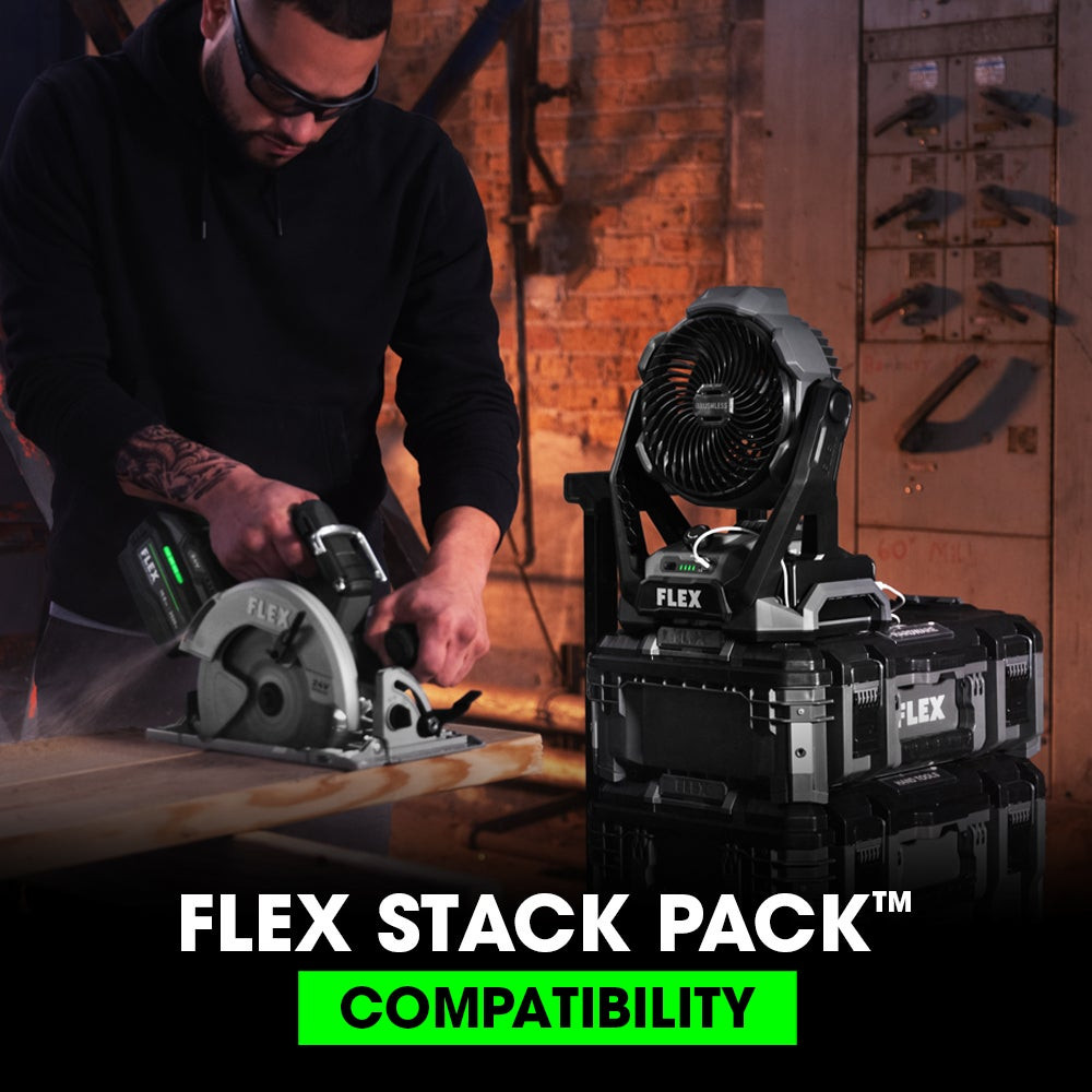 FLEX FL-FX5471-Z 24V Jobsite Fan Bare Tool - Atlas-Machinery