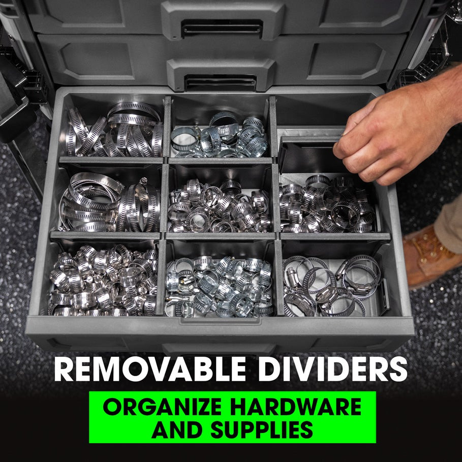 FLEX FL-FS1105 STACK PACK - 3-Drawer Tool Box - Atlas-Machinery