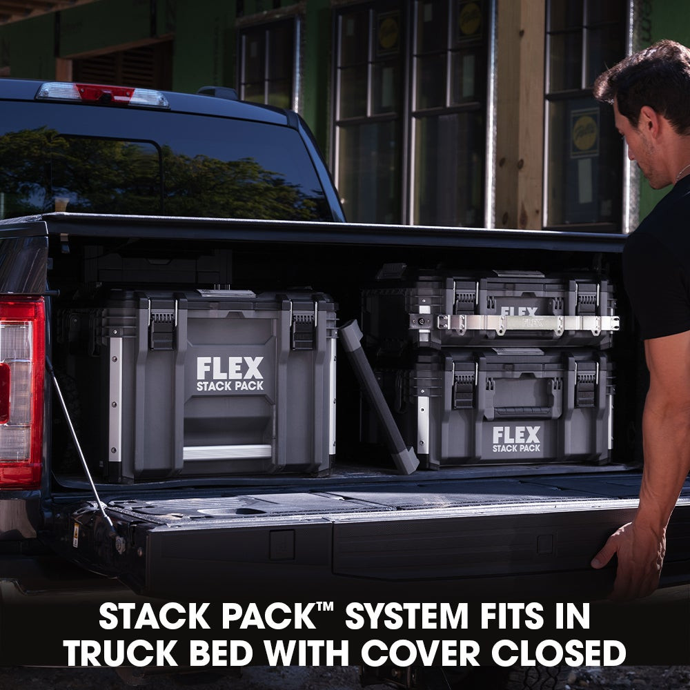 FLEX FL-FSM1101-3 STACK PACK 3in1 Tool Box - Atlas-Machinery
