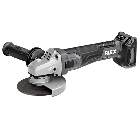 FLEX FL-FX3181A-Z 24V 5in Variable Speed Angle Grinder With Side Switch ...