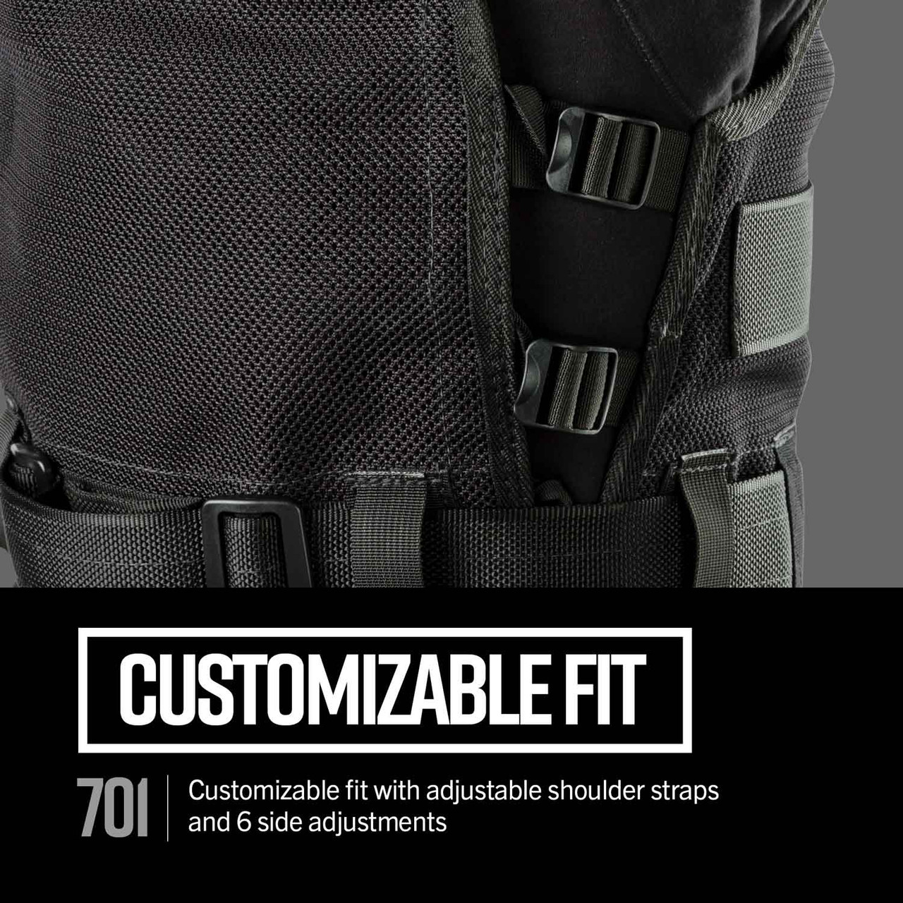 Diamondback DBT-DB7-36-BK-XSS-A Tool Belt Vest Black XS/S - Atlas-Machinery