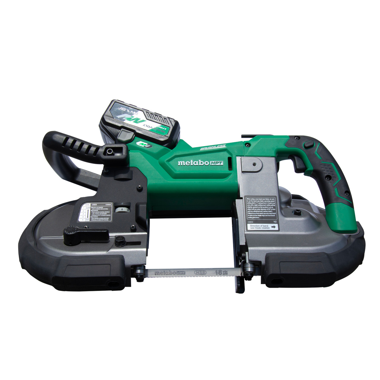 Metabo HPT HPT-CB3612DAM MultiVolt 36V Deep Cut Band Saw Bare Tool ...