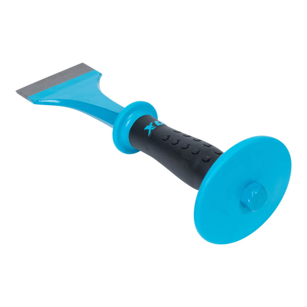 OX Tools OX-P092103 3in Floor/Brick Chisel With Rubber Overmolded Hand ...