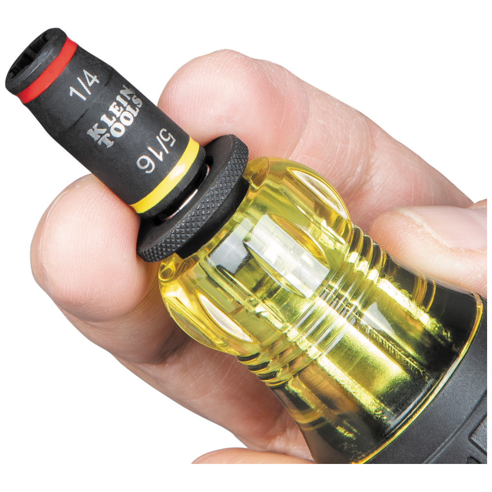 Klein Tools KLE-32304 14-in-1 HVAC Adjustable-Length Impact Screwdriver ...