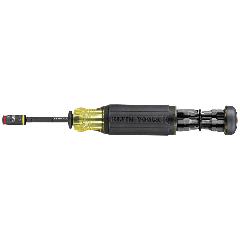 Klein Tools KLE-32304 14-in-1 HVAC Adjustable-Length Impact Screwdriver ...