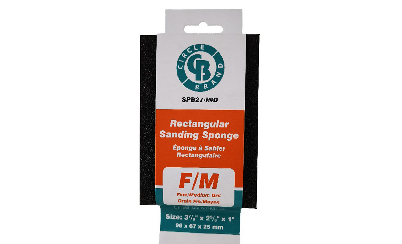 Circle Brand CB-SPB03-IND 4-7/8in Rectangular - Fine / Med Grit Sanding ...