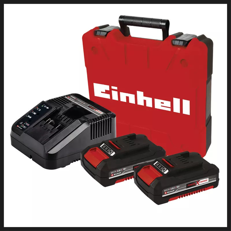 Einhell EIN-4514360 1/2in Cordless Hammer Drill Driver 2x 2.0Ah Kit ...