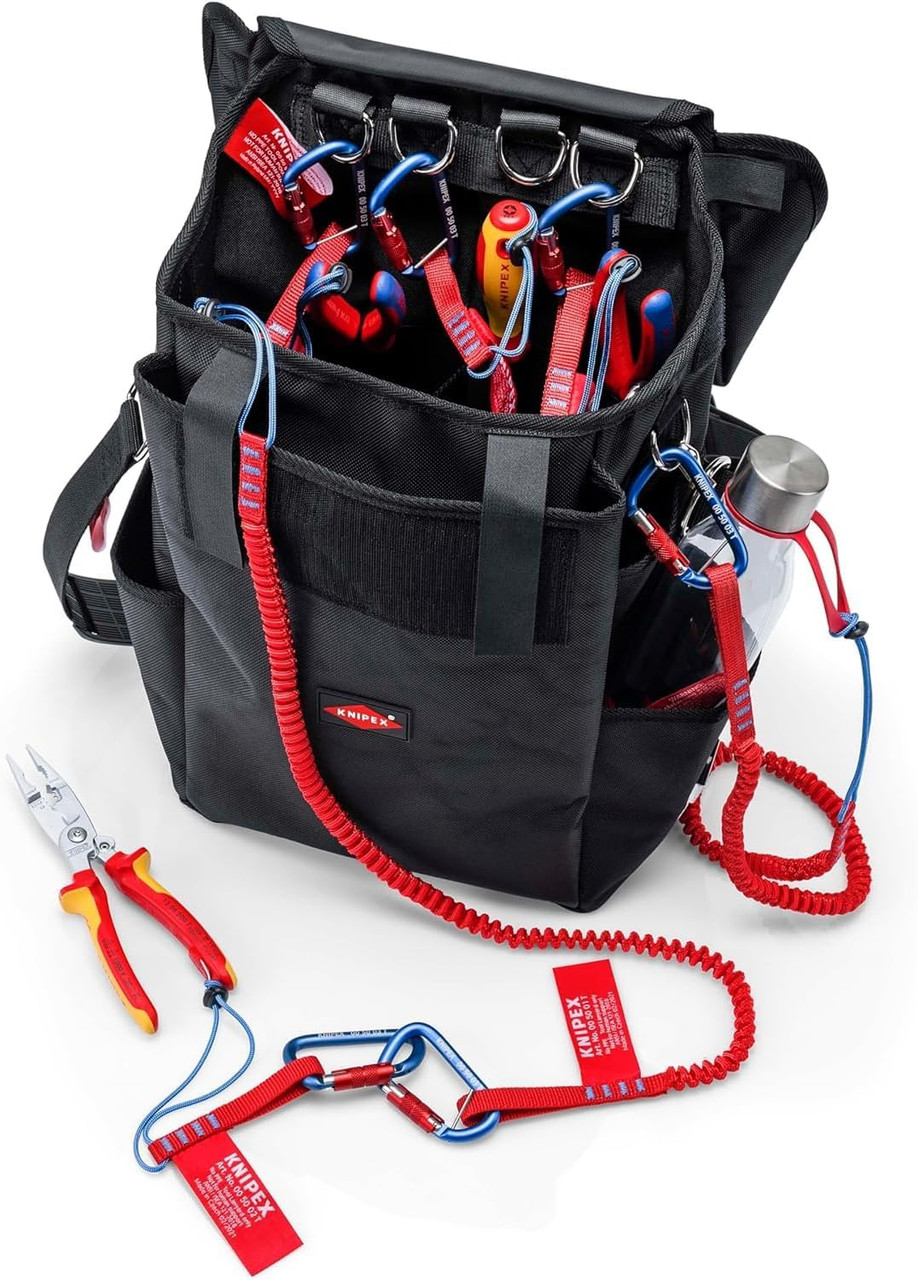 Knipex KNIP-005051TLE 16in Large Tethered Tool Bag Empty - Atlas-Machinery