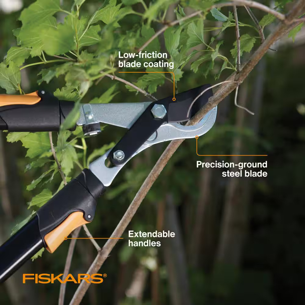 Fiskars FISK-391681-5001 25in-37in Extendable Power-Lever Lopper ...