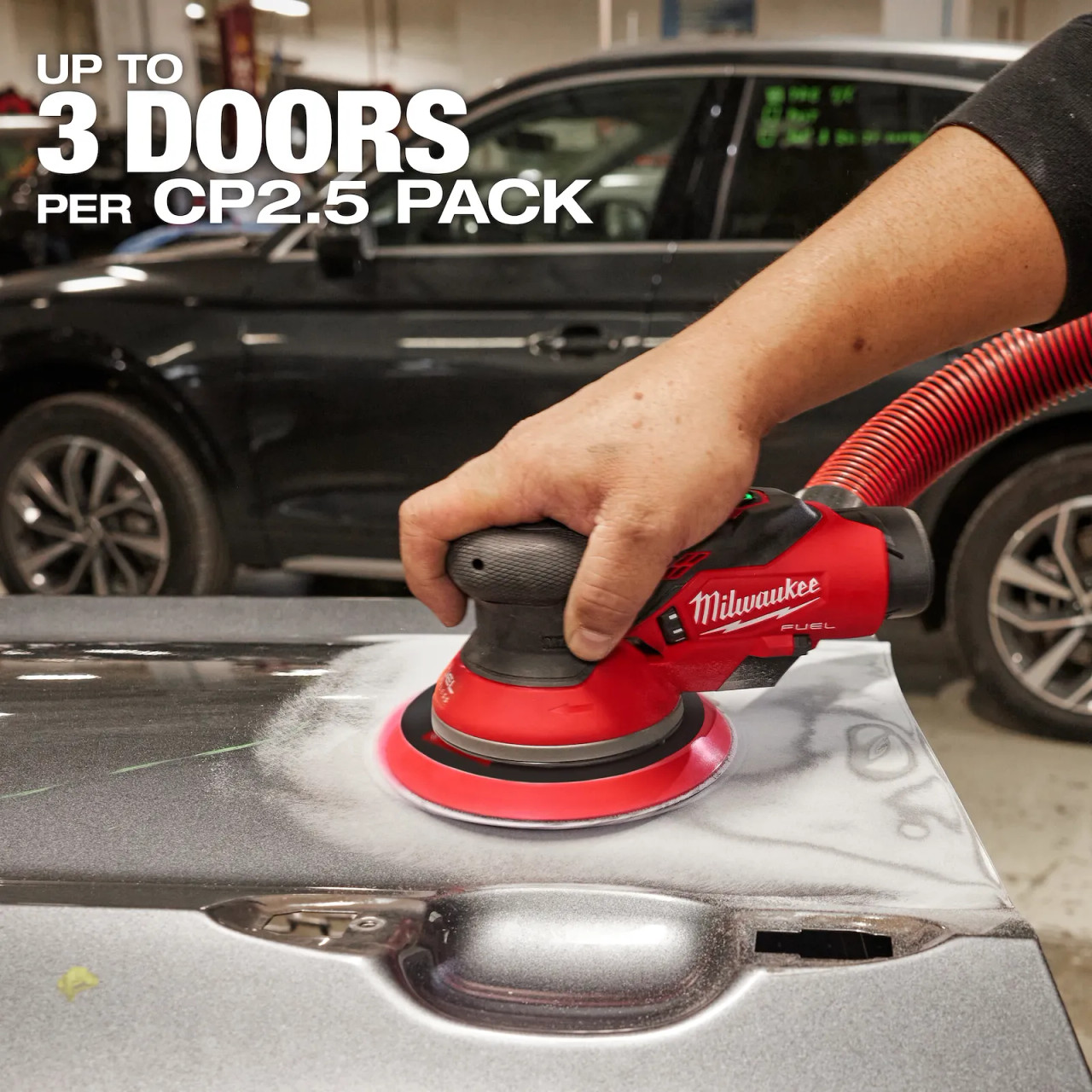 Milwaukee MIL-2585-20 M12 Fuel 6in Random Orbital Sander - 3/16in ...