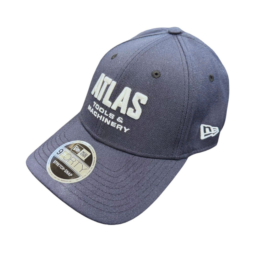 Atlas HAT-ATL-NAVY-OFSA Navy Stretch Snap Hat - Atlas-Machinery