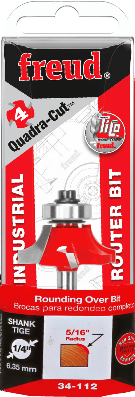 Freud FRE-34-11XX Rounding Over Bit Quadra Cut - Atlas-Machinery