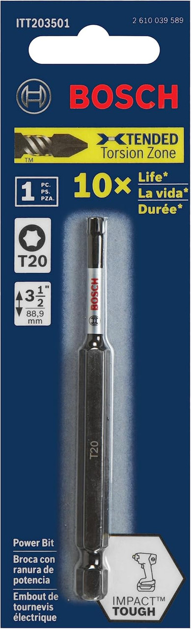 Bosch BOS-ITT20XXX Impact Tough Torx 20 Power Bit - Atlas-Machinery