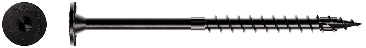 Simpson SIM-SDWS22BLKXX Strong-Drive Timber Screw 50 Count - Atlas ...