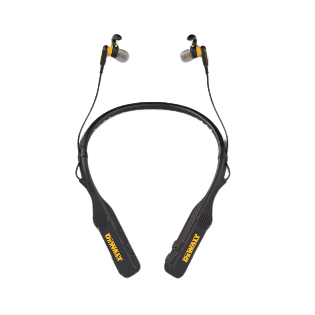 DEWALT DEW-1902093DW2BA Jobsite Pro Max Neckband Earphones with ...