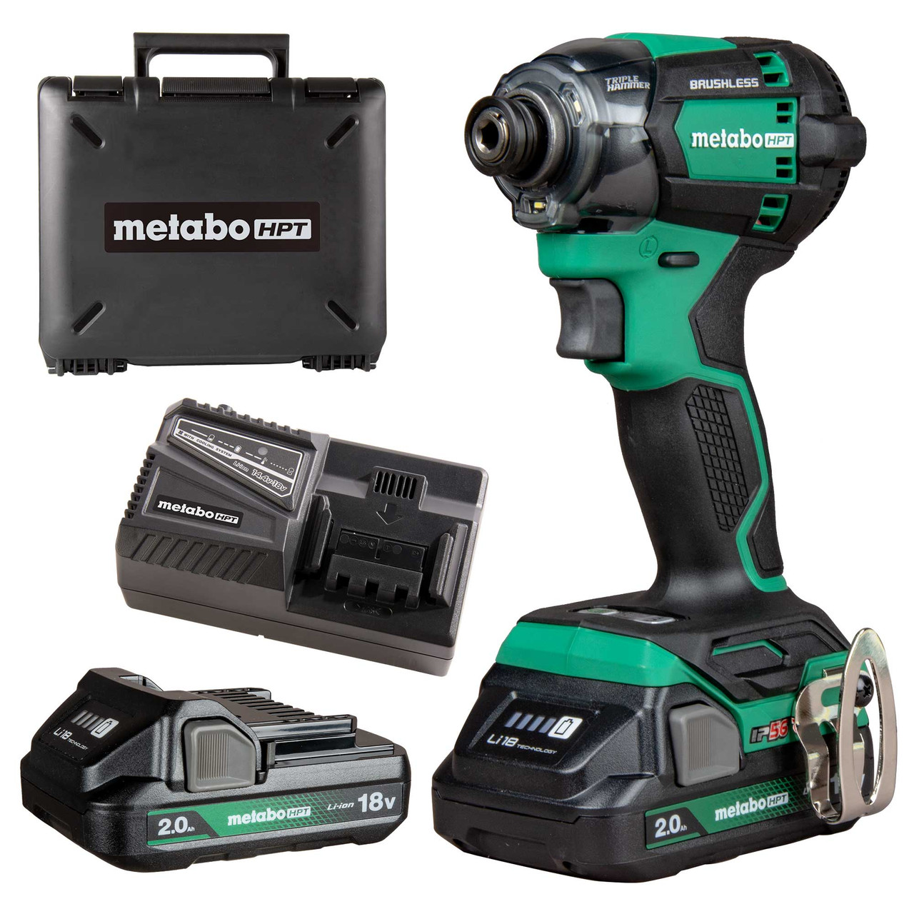 Metabo HPT HPT-WH18DCM 18V MultiVolt Triple Hammer BOLT Impact Driver ...