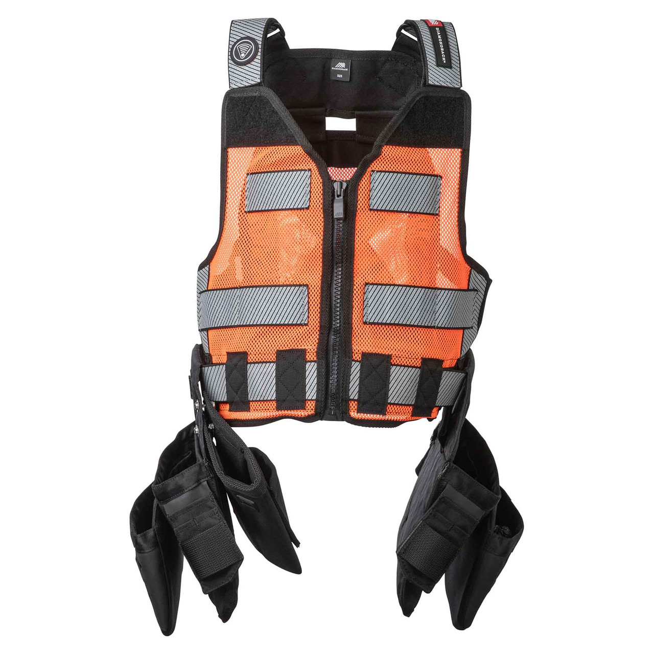 Diamondback DBT-DB5-73-BK-OR-RH-XX Raider '25 Vest System Hi Viz Orange ...