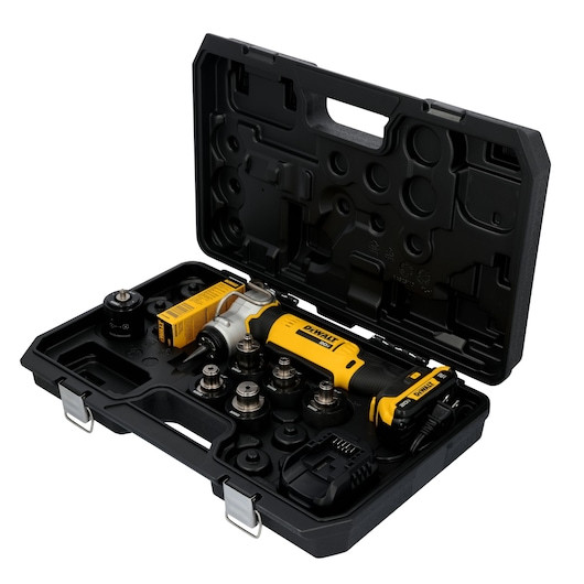 DEWALT DEW-DCE450D1 20V MAX Copper Swage Tool Kit - Atlas-Machinery