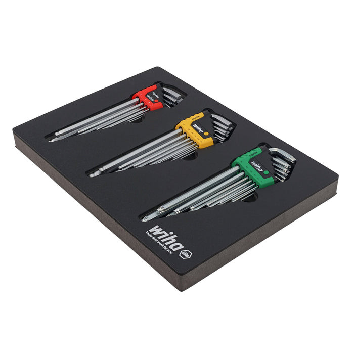 Wiha Tools WIHA-66979 35-Piece ErgoStar L-Key Tray Set - Hex Metric ...