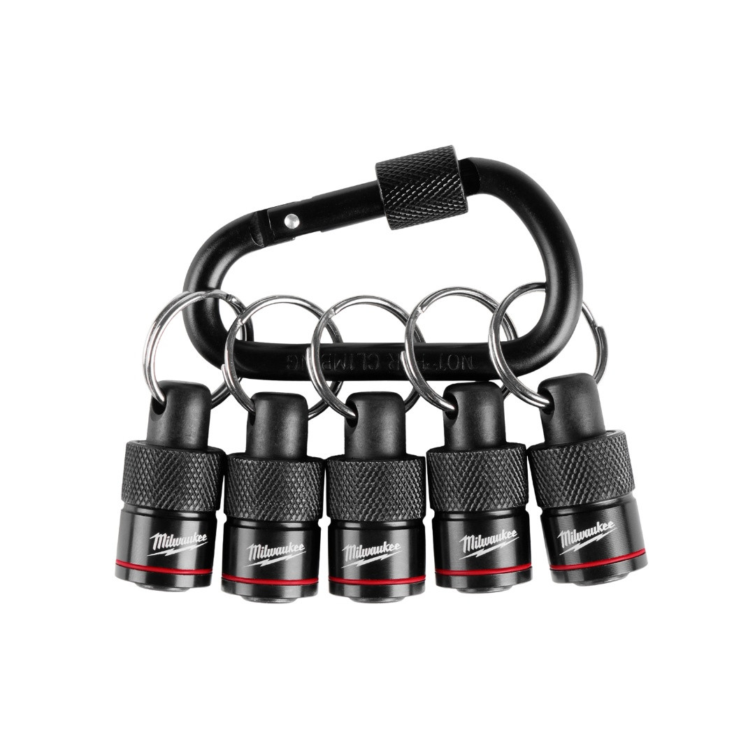 Milwaukee MIL-48-32-4537 5-Piece Bit Holder with Carabiner - Atlas ...