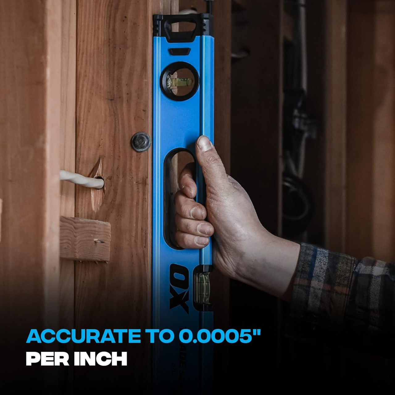 OX Tools OX-T024206 24in Non-Magnetic Box Beam Level - Atlas-Machinery