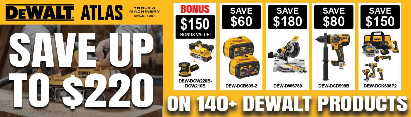 Atlas Tools & Machinery - Save on Top Power Tool Brands