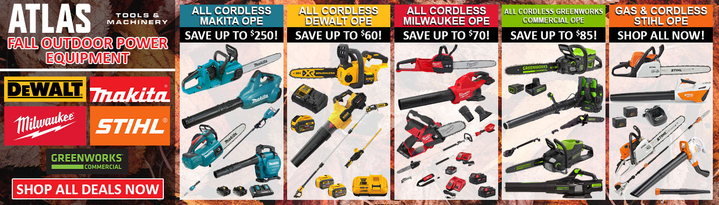 Atlas Tools & Machinery - Save on Top Power Tool Brands