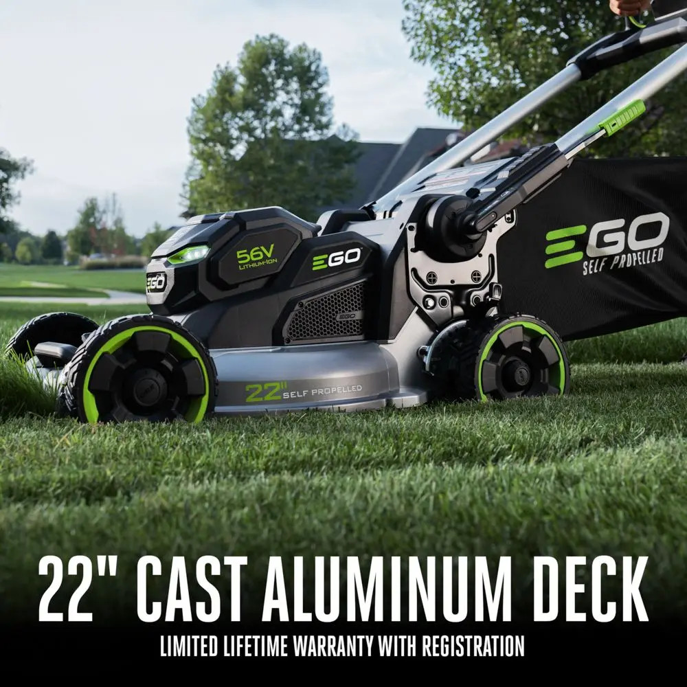 EGO Power EGO-LM2206SP 56V 22in Aluminum Deck Lawn Mower 10Ah Kit ...