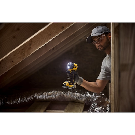 DEWALT DEW-DCF870B 20V MAX XR Brushless Cordless 1/4in Quiet Hydraulic ...