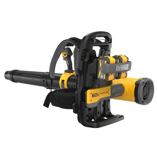 DEWALT DEW-DCBL570Y2 60V Cordless Backpack Blower 2x 12.0Ah Kit - Atlas ...