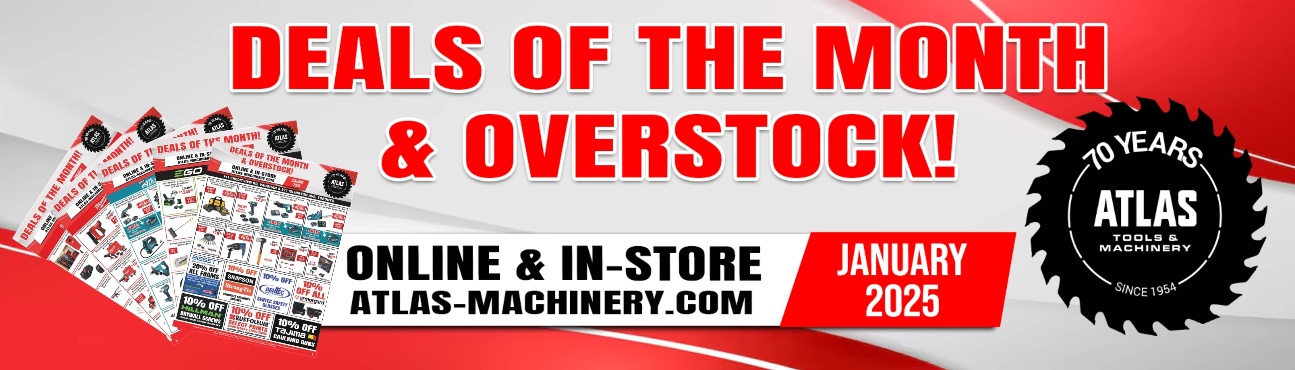 Atlas Tools & Machinery - Shop January Flyer