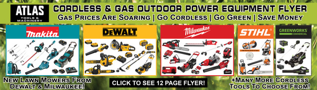 Atlas Tools & Machinery - Save on Top Power Tool Brands